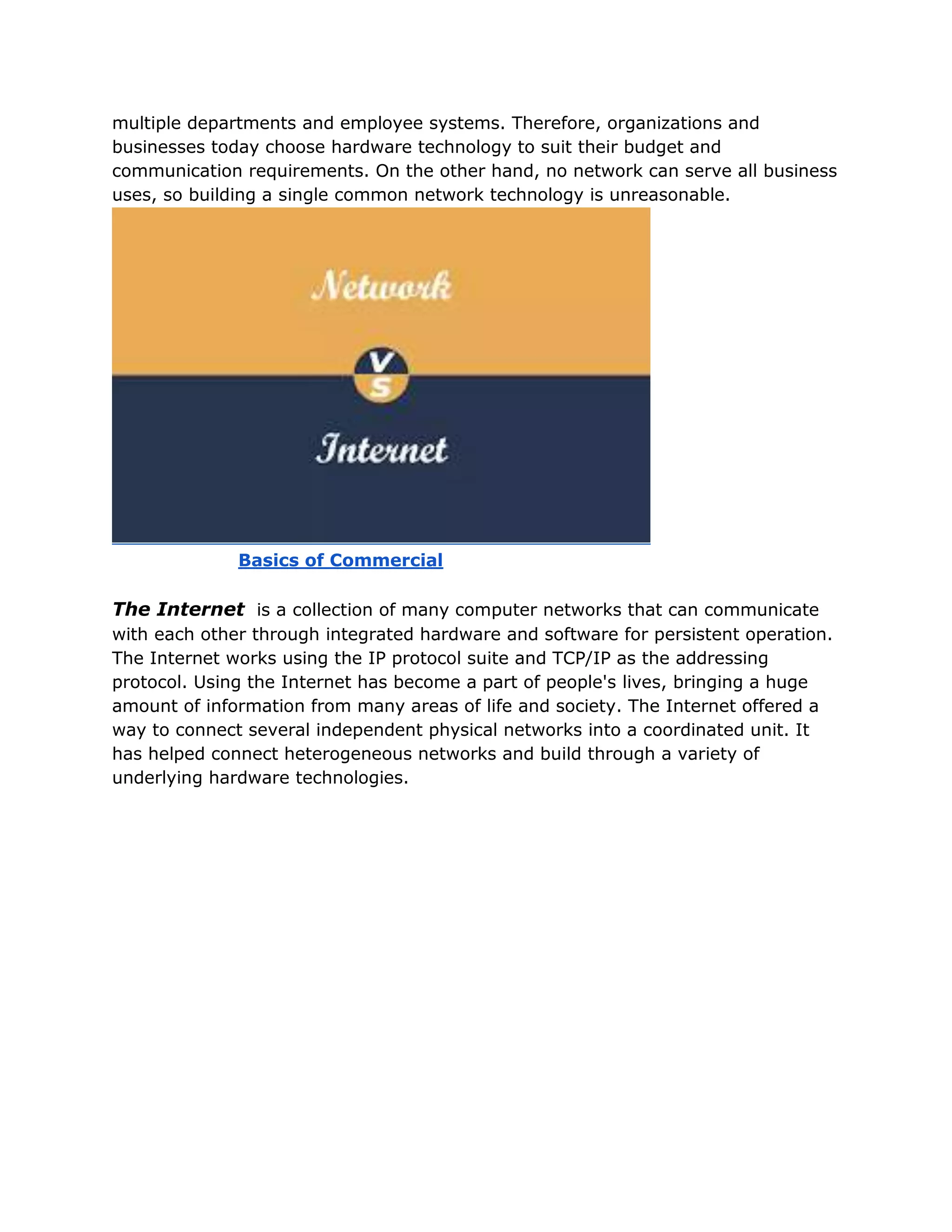 Difference Between Internet And Computer Network.docx