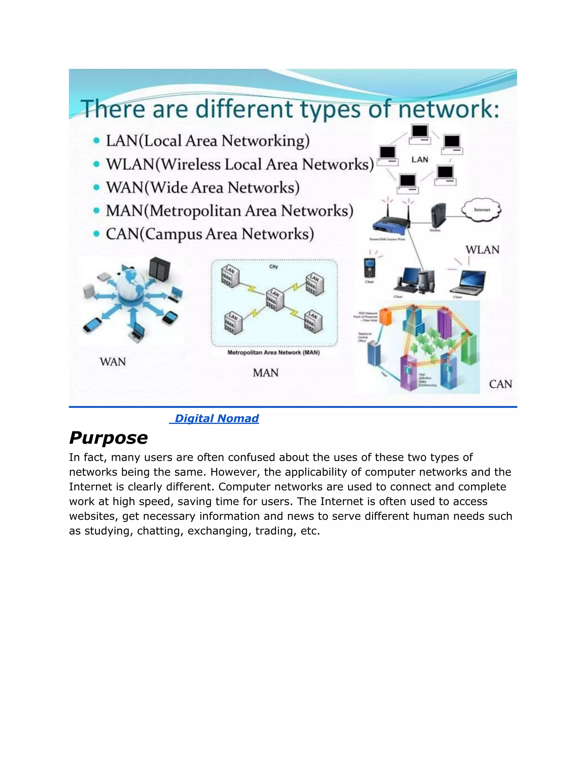 Difference Between Internet And Computer Network.docx
