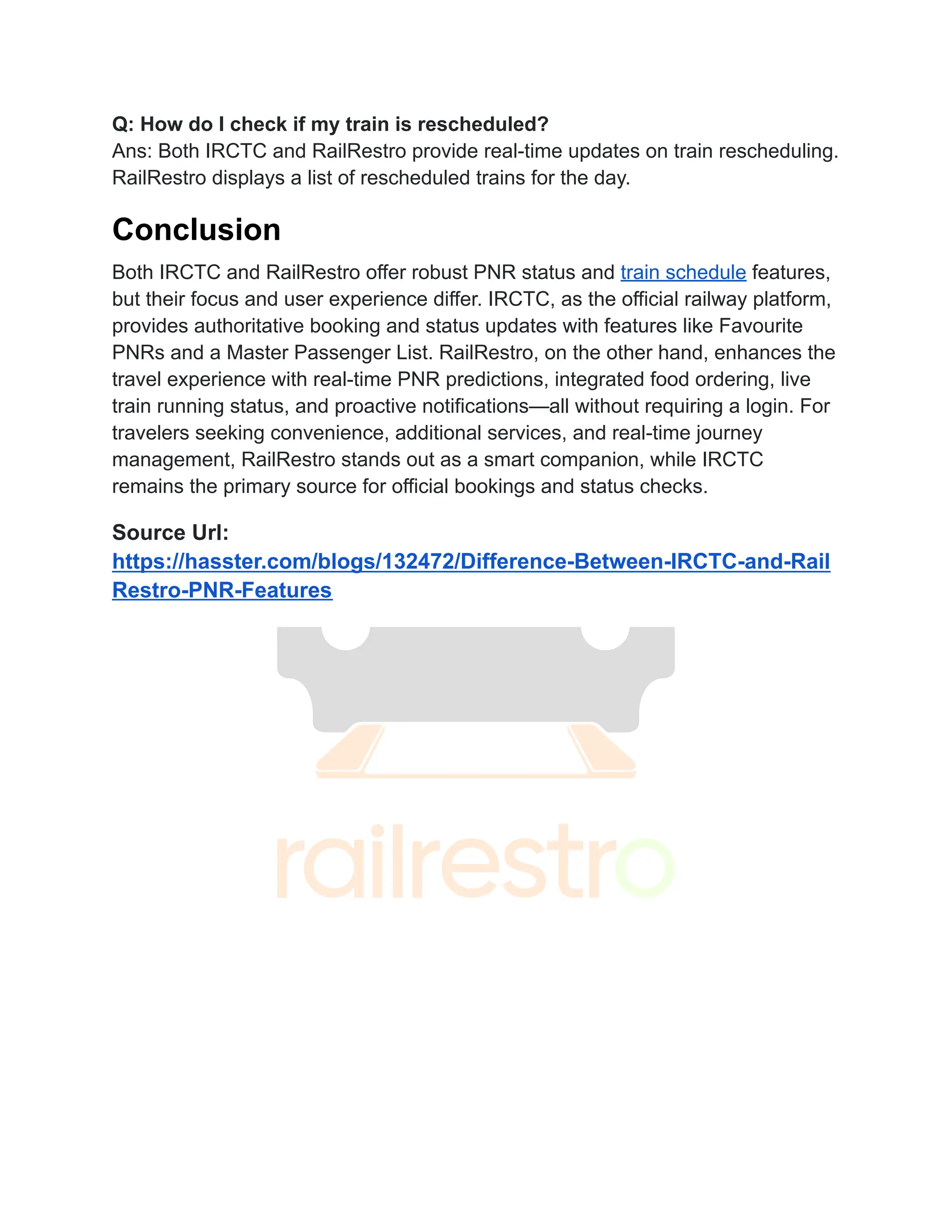 Difference Between IRCTC and RailRestro PNR Features.pdf