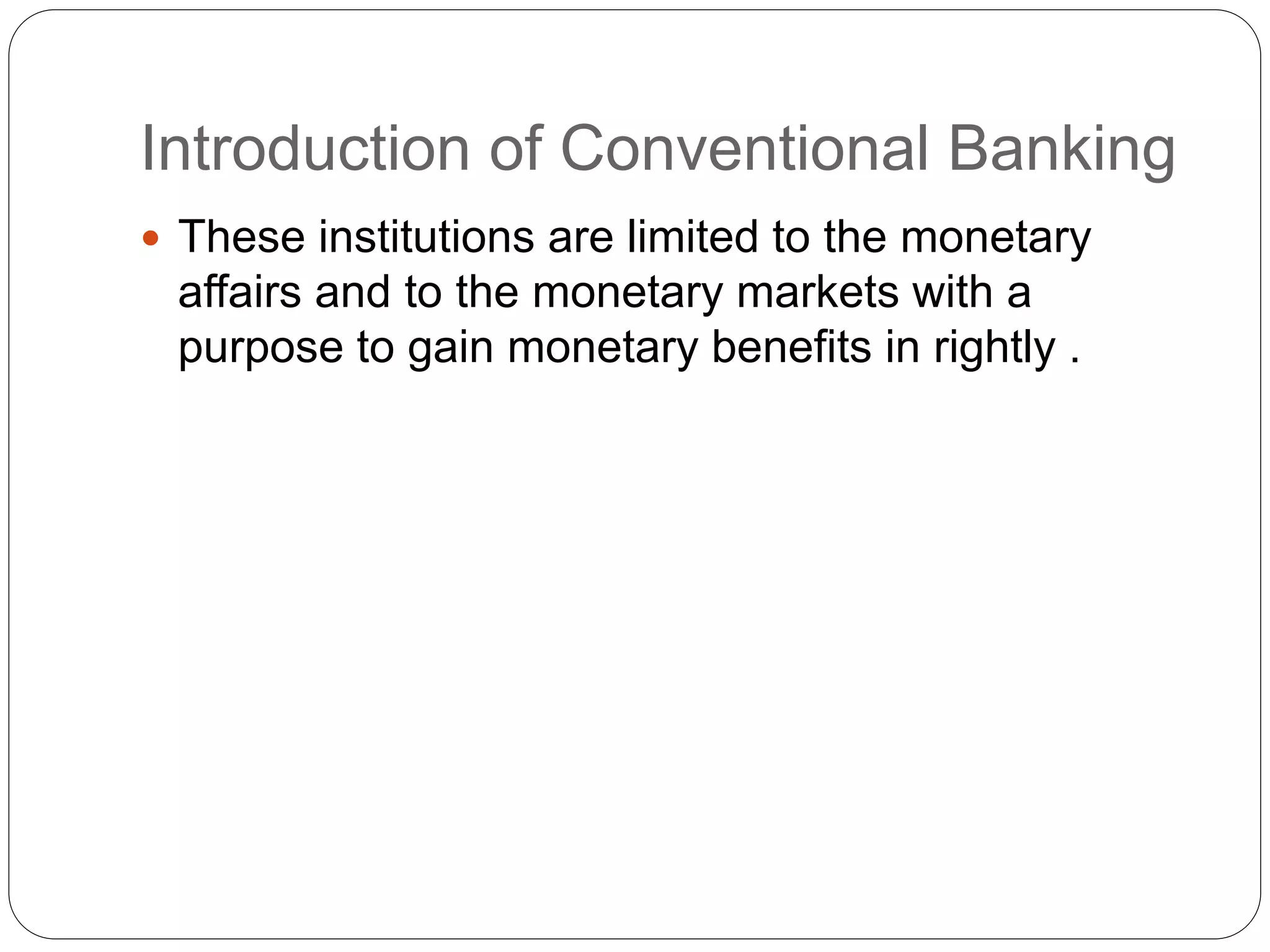 Difference between islamic & conventional banks | PPTX