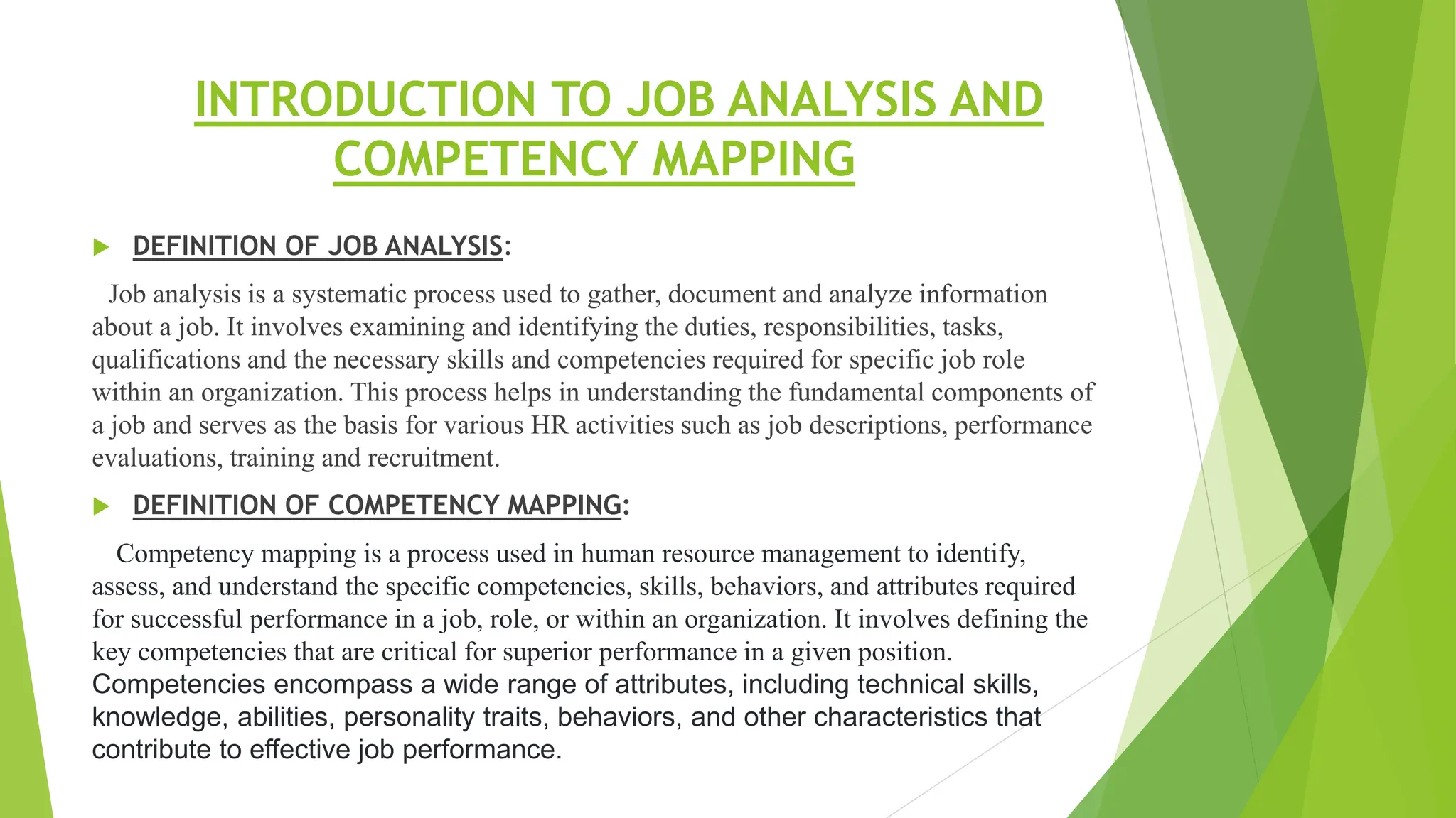 DIFFERENCE BETWEEN JOB ANALYSIS AND COMPTENECY MAPPING.pptx