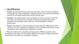 DIFFERENCE BETWEEN JOB ANALYSIS AND COMPTENECY MAPPING.pptx