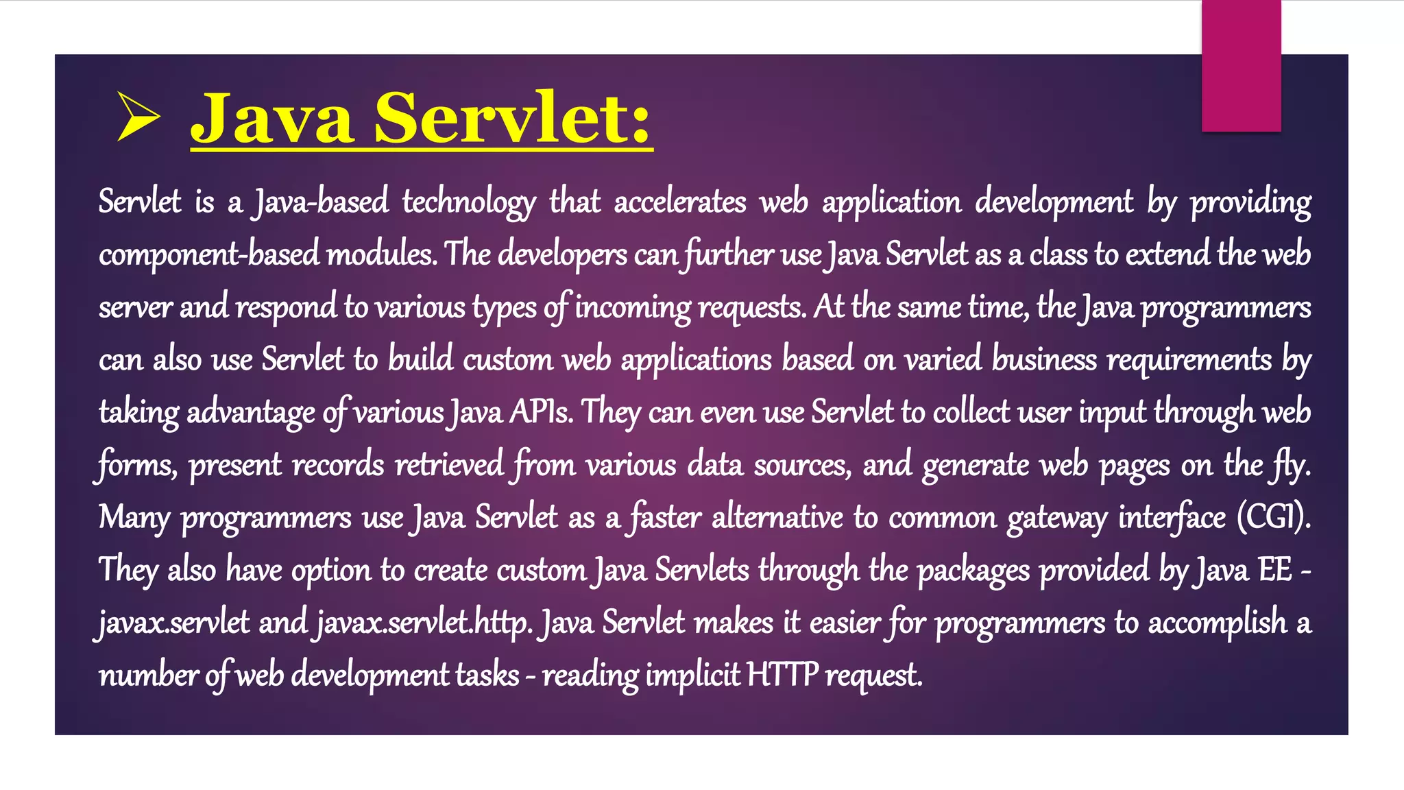 Difference between jsf, servlet and jsp | PDF