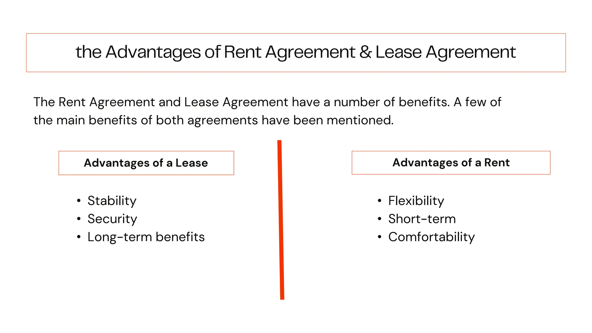 Difference Between lease And Rent Agreement | PPTX