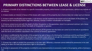 Difference between lease and license: Everything you need to know | PDF