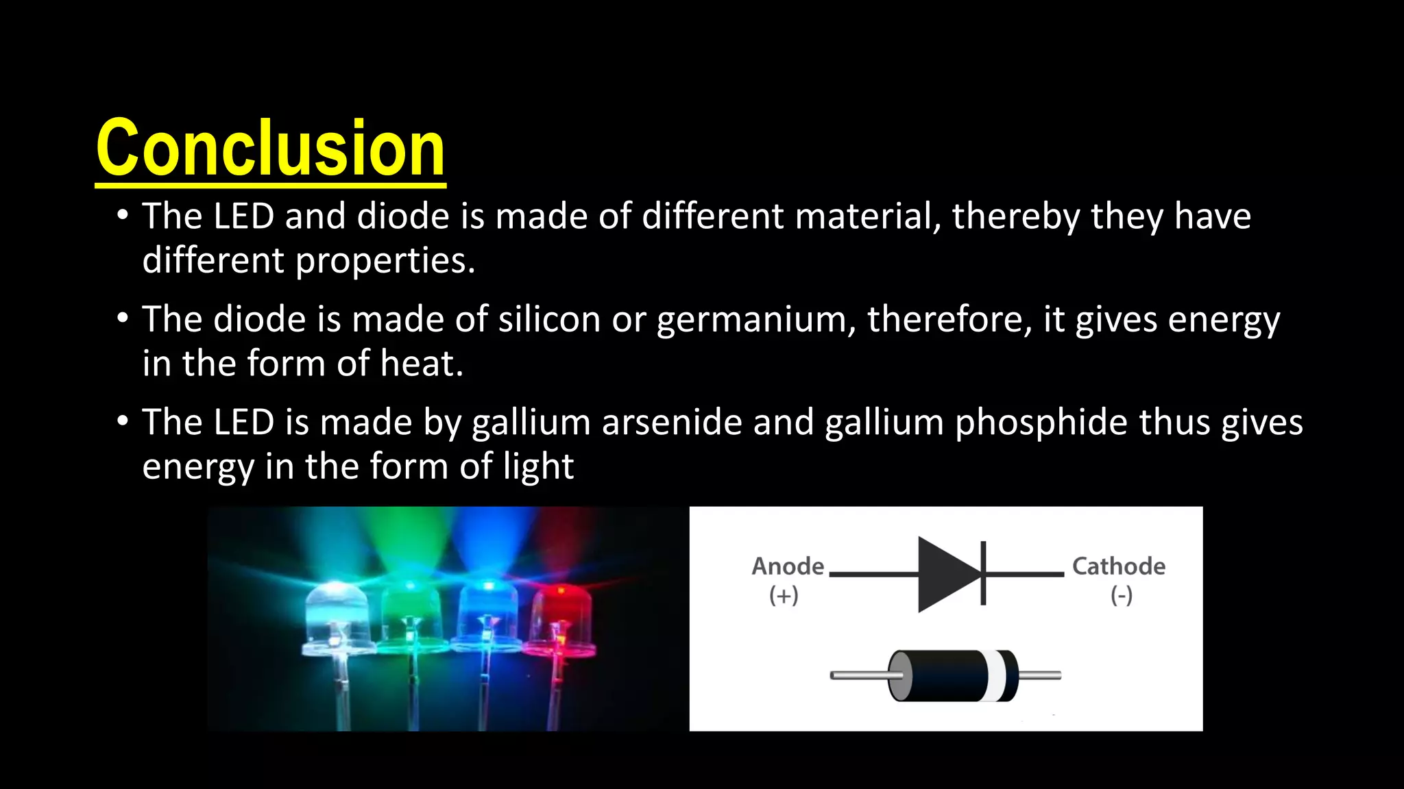 Difference Between Led & Diode | PPTX