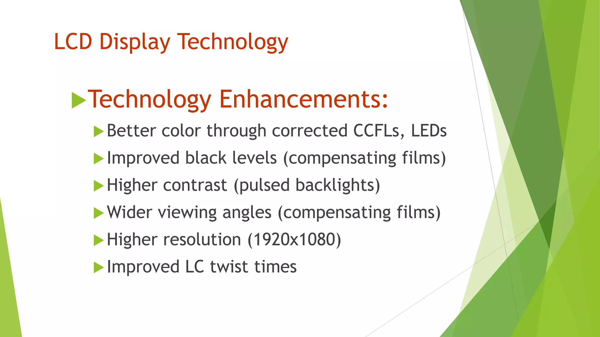 Difference between led & lcd | PPTX