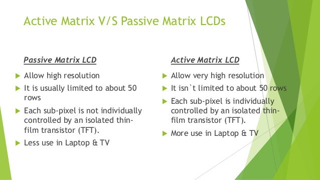 Difference between led & lcd Difference between led & lcd