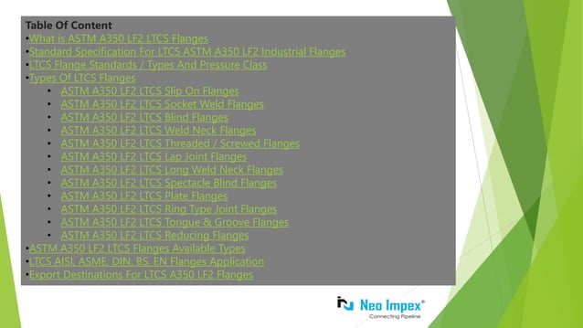 Difference between ltcs and carbon steel flanges | PPT
