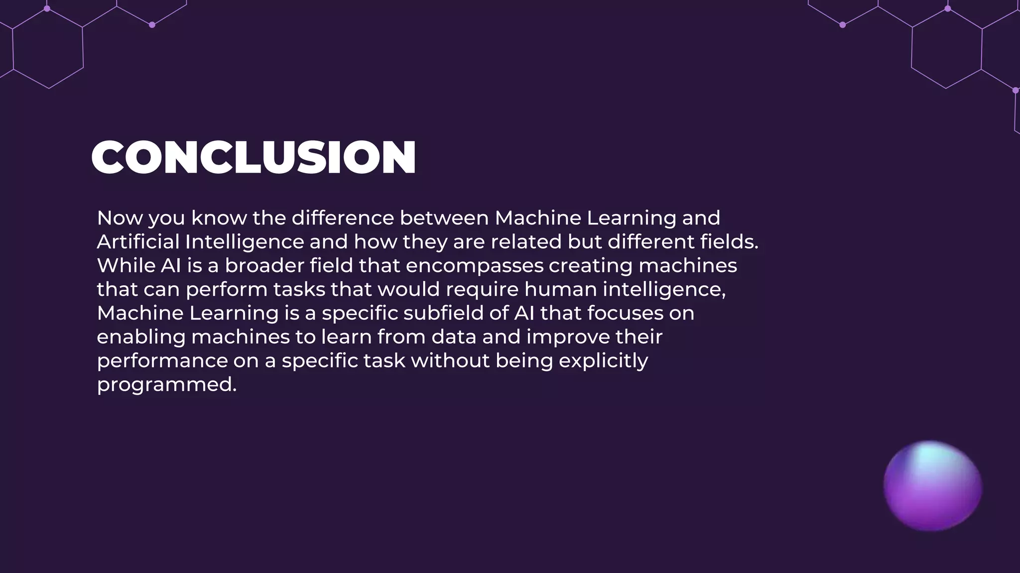 Difference Between Machine Learning and Artificial Intelligence | PPTX | Technology Industry ...