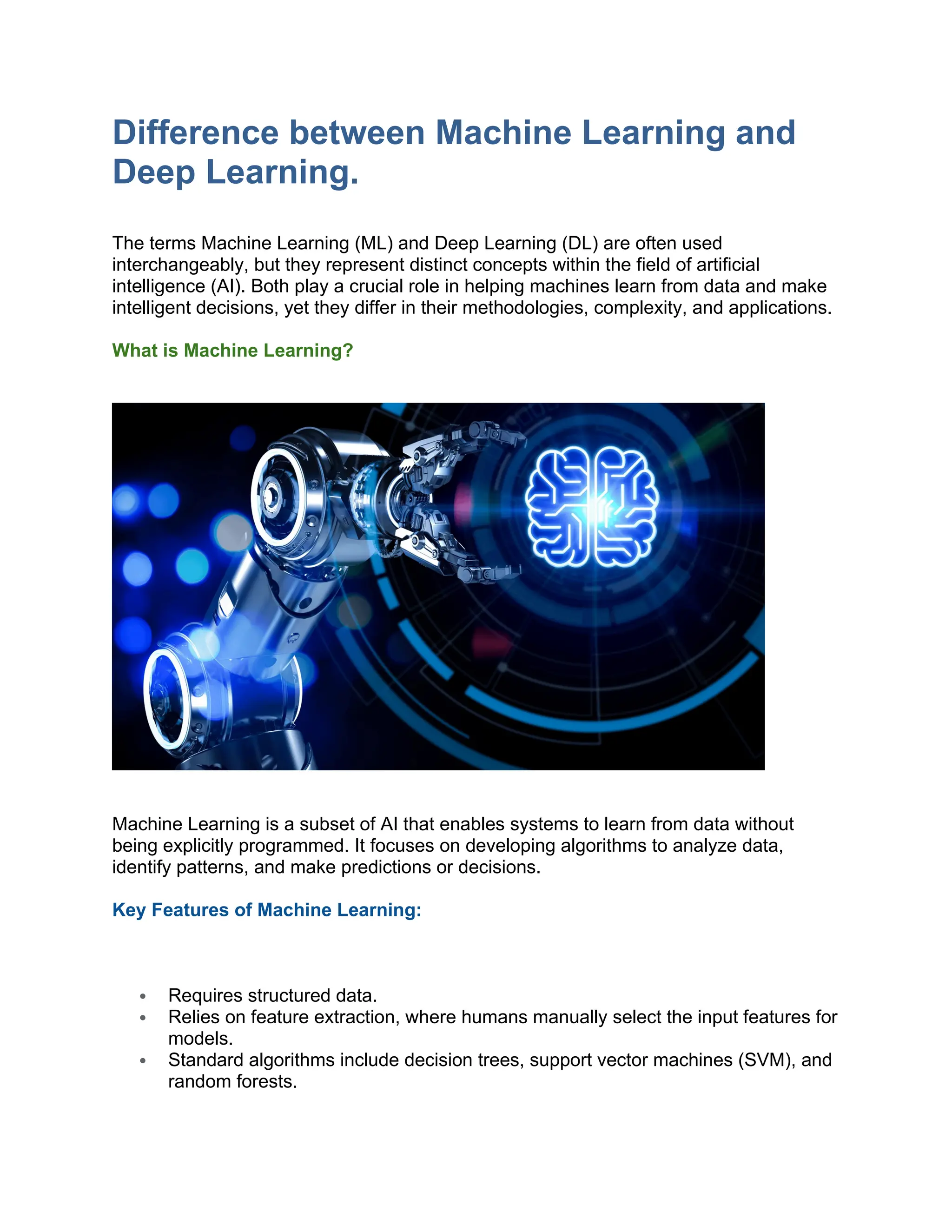 Difference between Machine Learning and Deep Learning.docx
