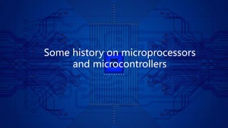 Difference between microcontrollers an microprocessors ( University of ...