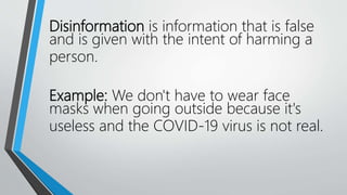 DIFFERENCE BETWEEN MISINFORMATION.pptx