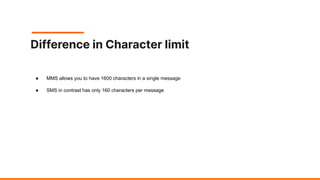 Difference between mms and sms messaging | PDF