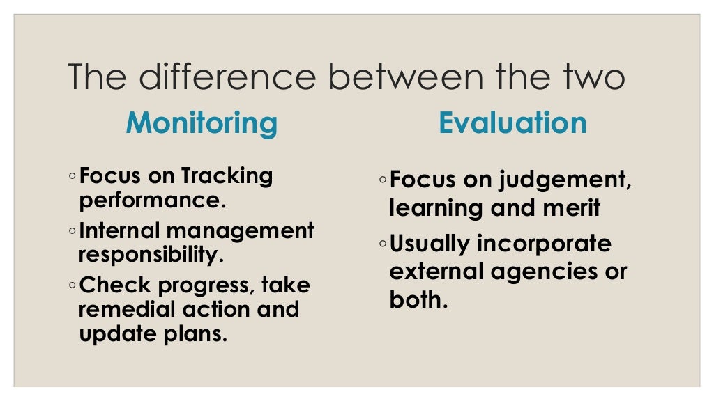  Difference Between Monitoring And Evaluation With Comparison Chart 