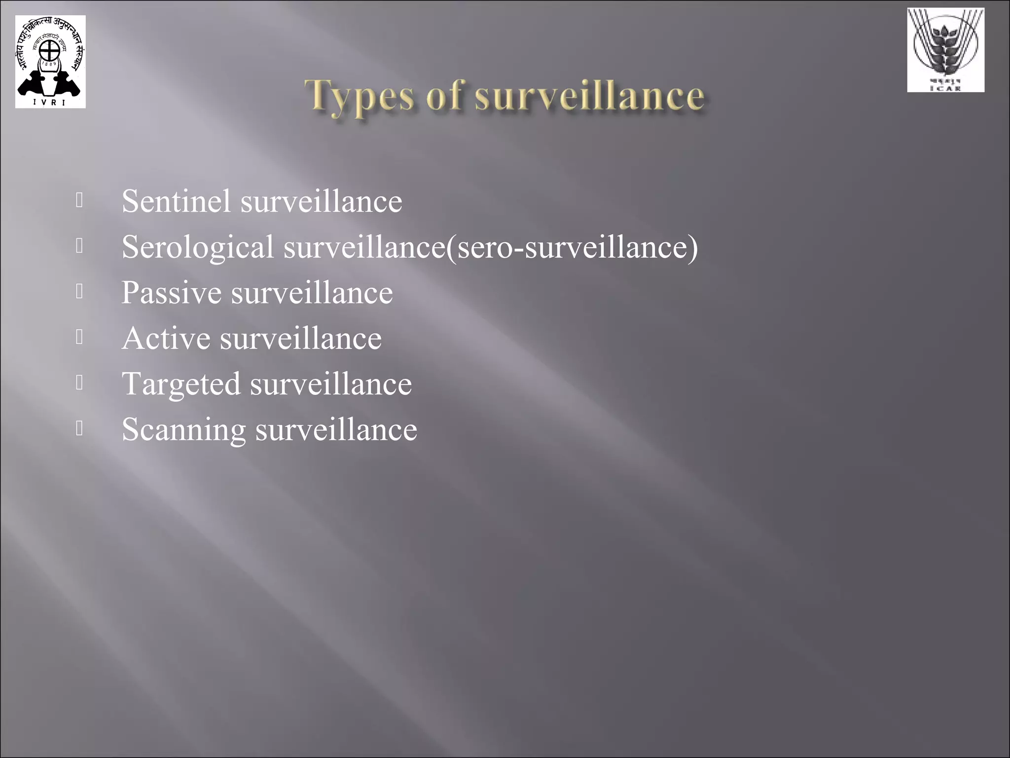 Monitoring and Surveillance | PPT