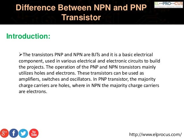 Difference between npn and pnp transistor.pptx