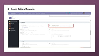 Difference Between Optional Products and Accessories in Odoo 14 ...