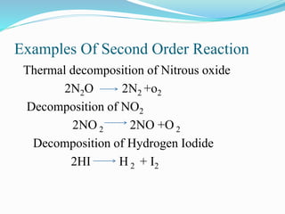 Difference between order and molecularity of a reaction 2310 | PPTX