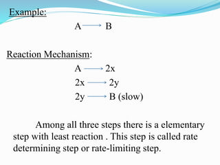 Difference between order and molecularity of a reaction 2310 | PPTX