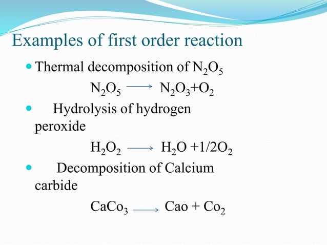 Difference between order and molecularity of a reaction 2310 | PPTX