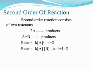Difference between order and molecularity of a reaction 2310 | PPTX