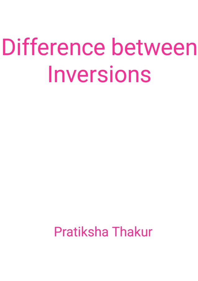 Difference between Paracentric Inversion and Pericentric Inversion | PDF