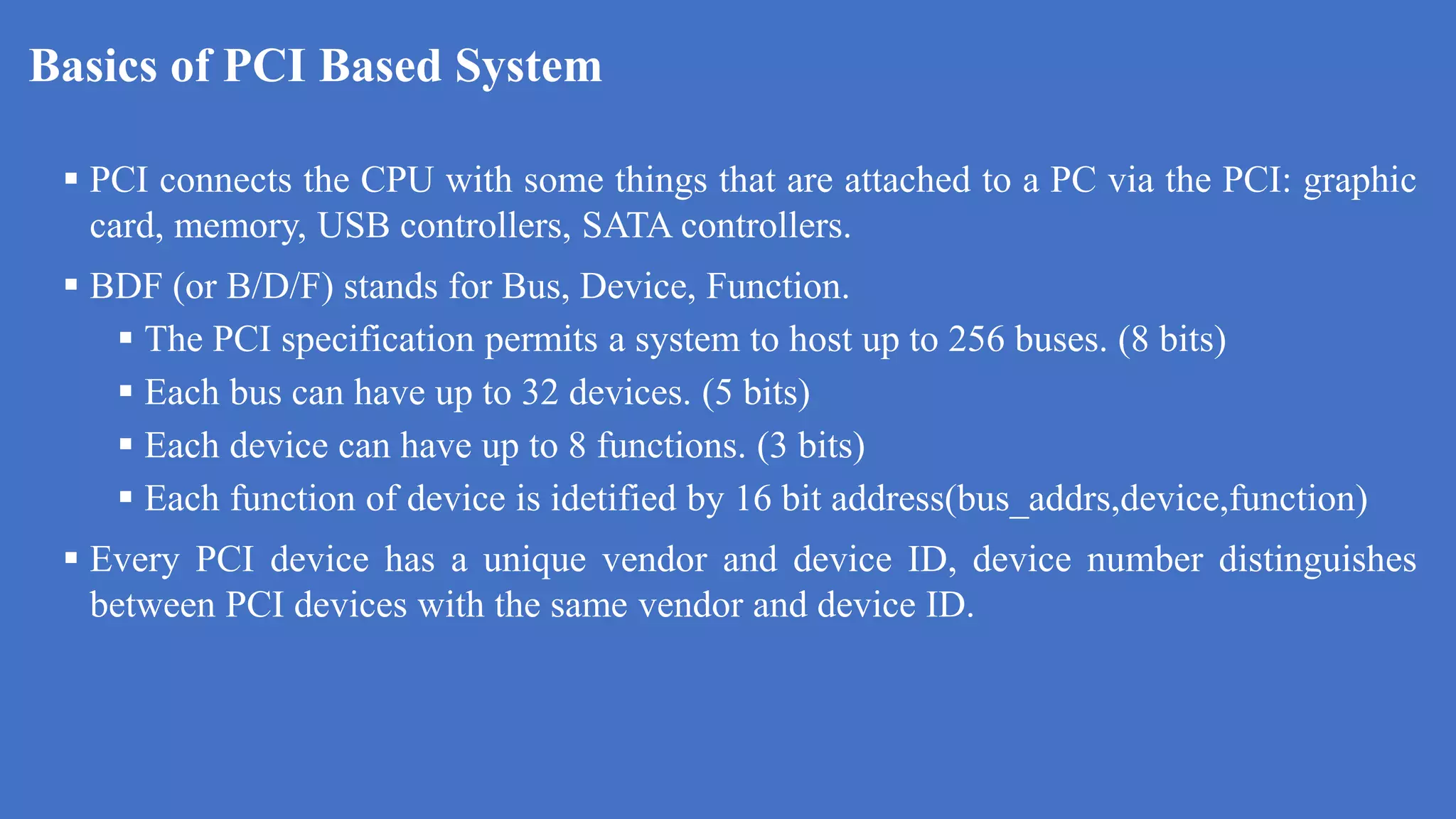 Difference between PCI PCI-X PCIe | PPTX | Computer Peripherals | Computing