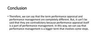 Difference between Performance Management and Performance Appraisal.pptx