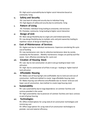 Difference between plotted development and flatted development | DOCX