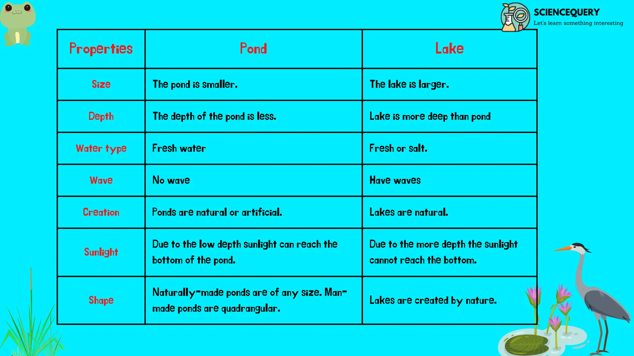 Difference between pond lake and river.pdf