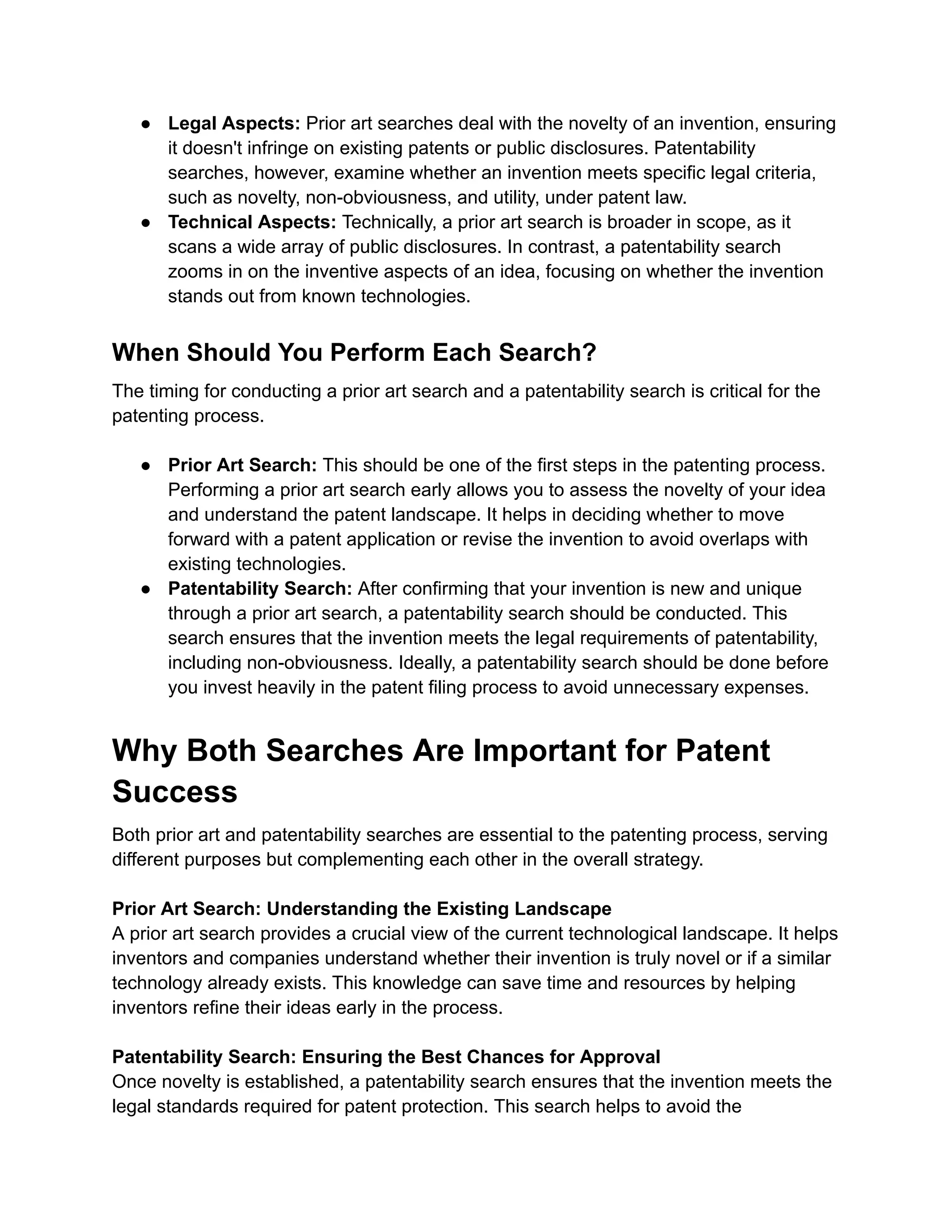 Difference Between Prior Art Search and Patentability Search ...
