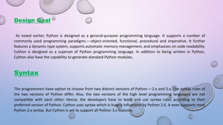 Difference between python and cython | PDF