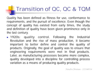 Quality Control and Quality Assurance | PDF
