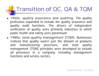 Quality Control and Quality Assurance | PDF