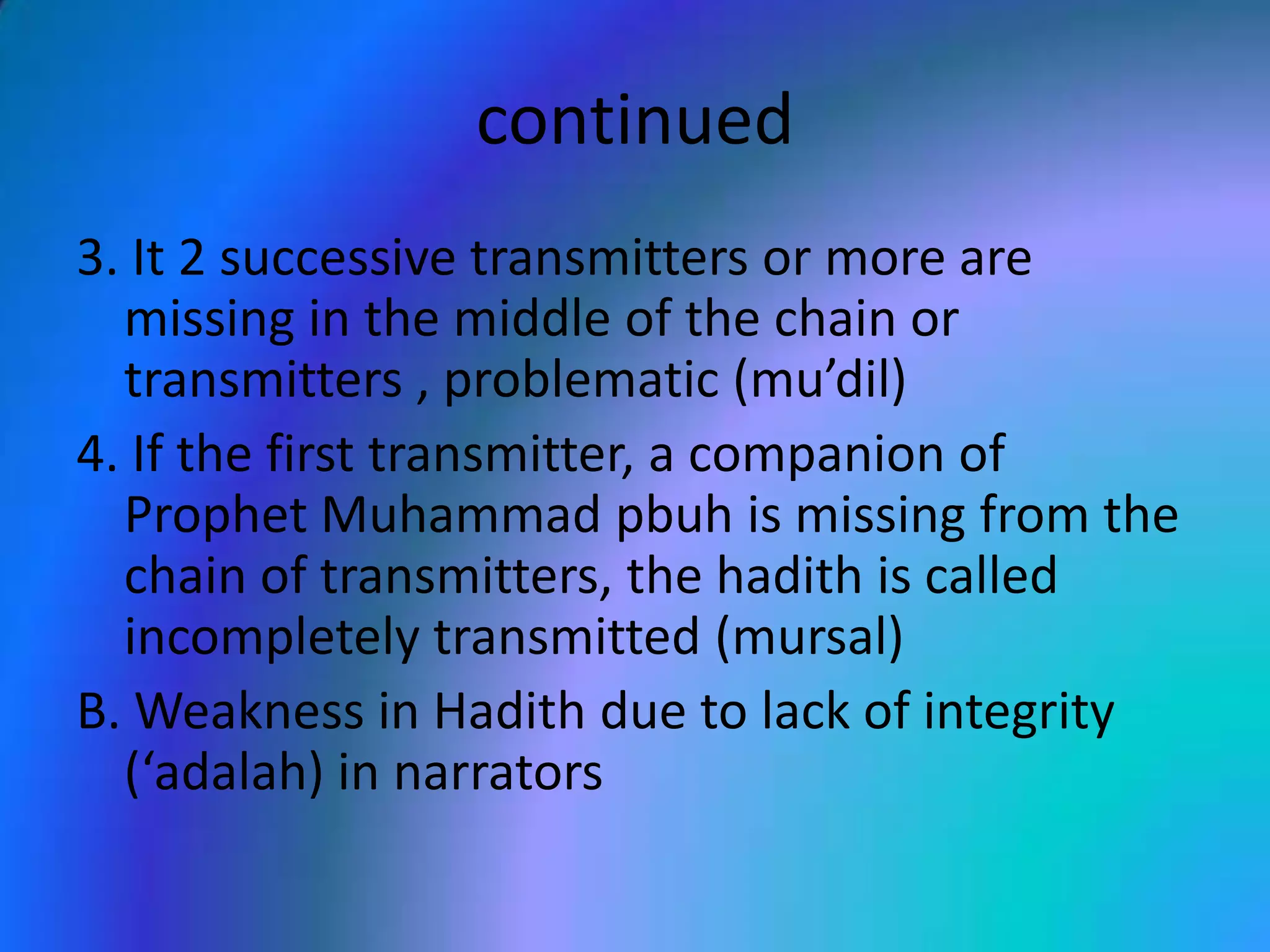 Difference between quran and hadith | PPTX
