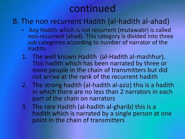 Difference between quran and hadith | PPTX | Islam | Religion & Spirituality