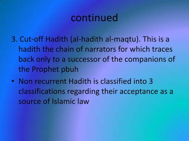 Difference between quran and hadith | PPTX | Islam | Religion & Spirituality