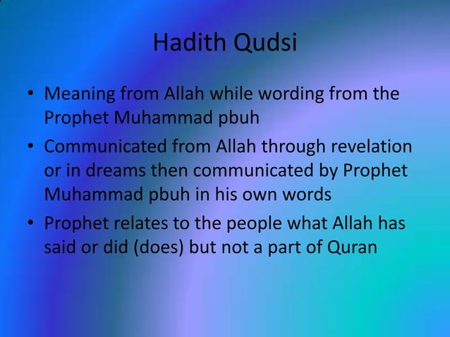 Difference between quran and hadith | PPTX | Islam | Religion & Spirituality