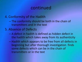 Difference between quran and hadith | PPTX