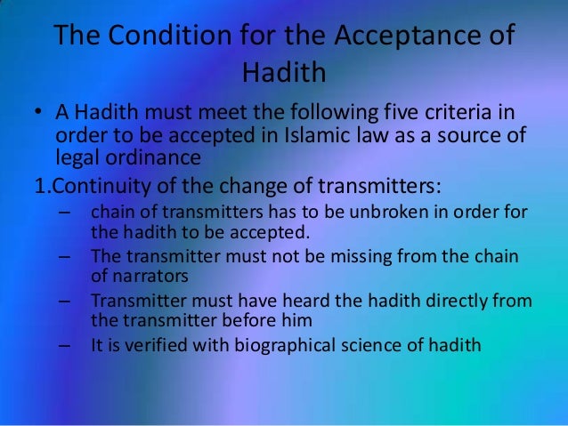 Difference Between Quran And Hadith