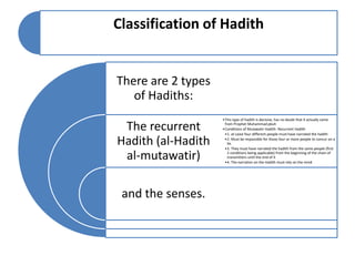 Difference between quran and hadith ppt | PPT
