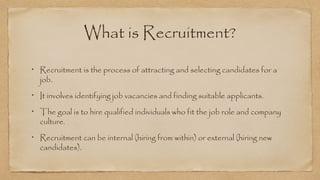 Difference between Recruitment and Selection..pptx