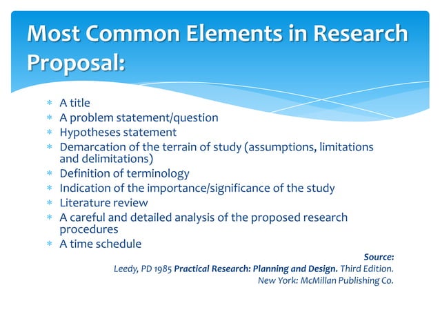 Difference between Research & Proposal Research | PPTX