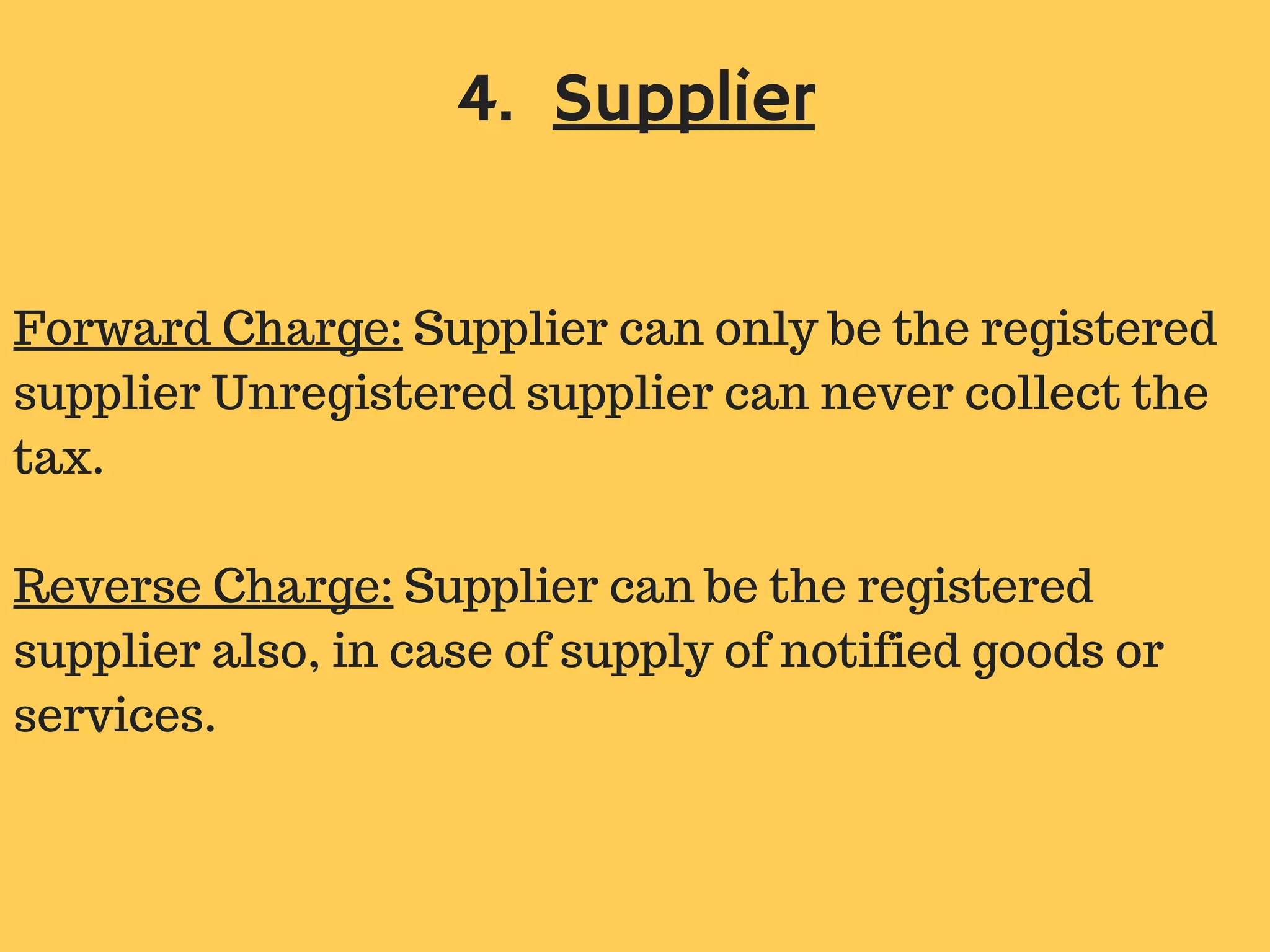 Difference Between Reverse Charge And Forward Charge in GST | PDF