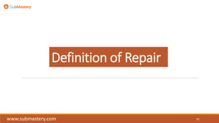 Difference between rework and repair as per IATF 16949:2106 | PDF