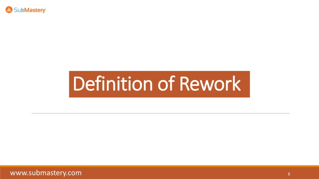 Difference between rework and repair as per IATF 16949:2106 | PDF ...