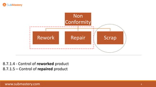 Difference between rework and repair as per IATF 16949:2106 | PPT