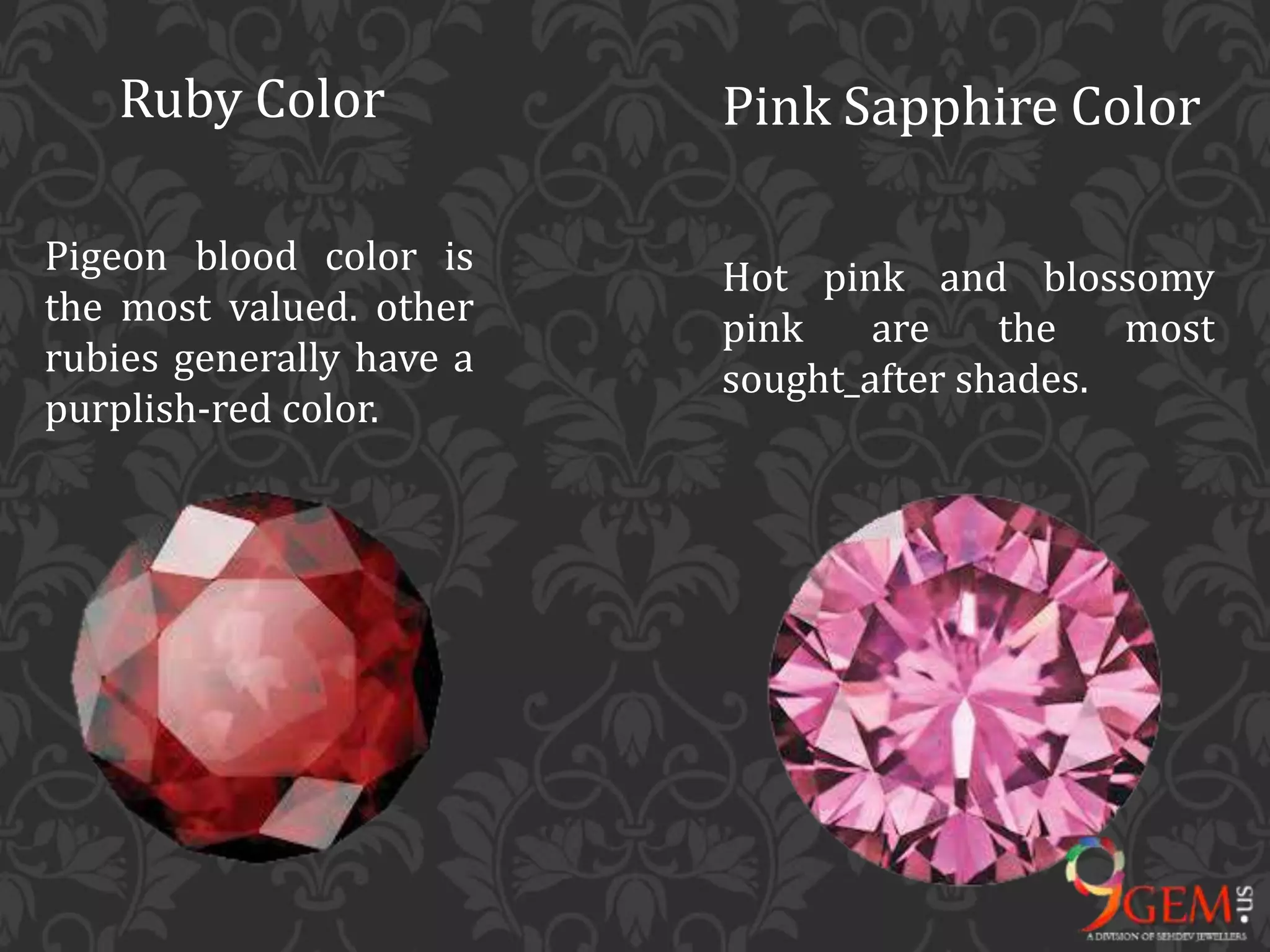 Difference Between Ruby And Pink Sapphire | PPT