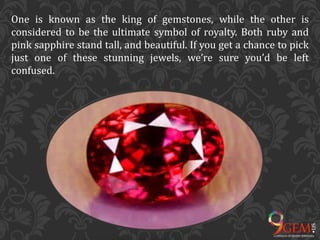 Difference Between Ruby And Pink Sapphire | PPT
